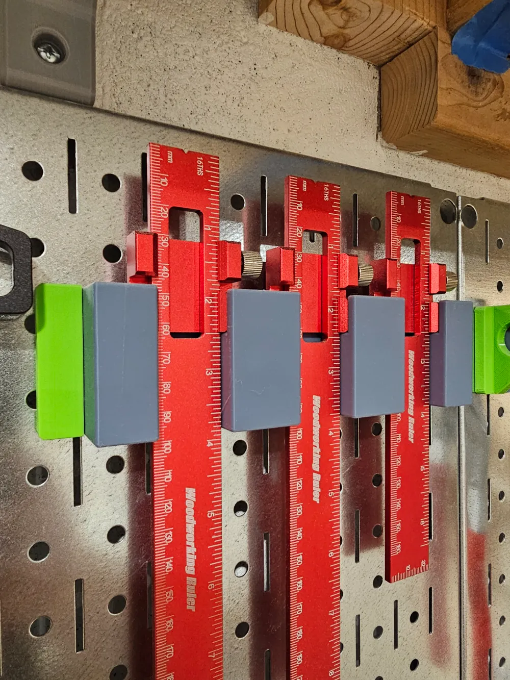 sliding woodworking ruler wall Control mount by Oclure - MakerWorld