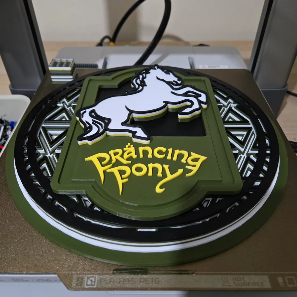 Lord of the Rings - Prancing Pony Sign Mosaic by Luke's 3D Prints ...