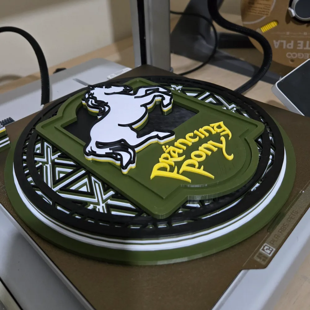Lord of the Rings - Prancing Pony Sign Mosaic by Luke's 3D Prints ...