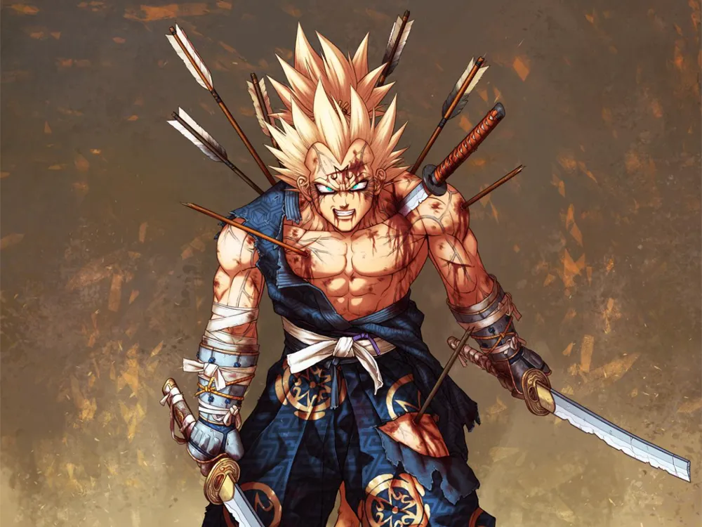 Samurai SSJ Vegeta by mikey.saiyan MakerWorld: Download Free 3D Models