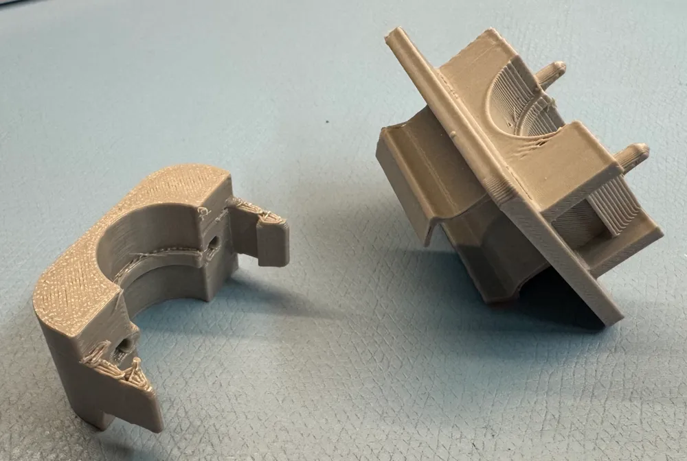 1/2" Corrugated Tubing Clip for Channel Strut (Unistrut) by macwhiz ...