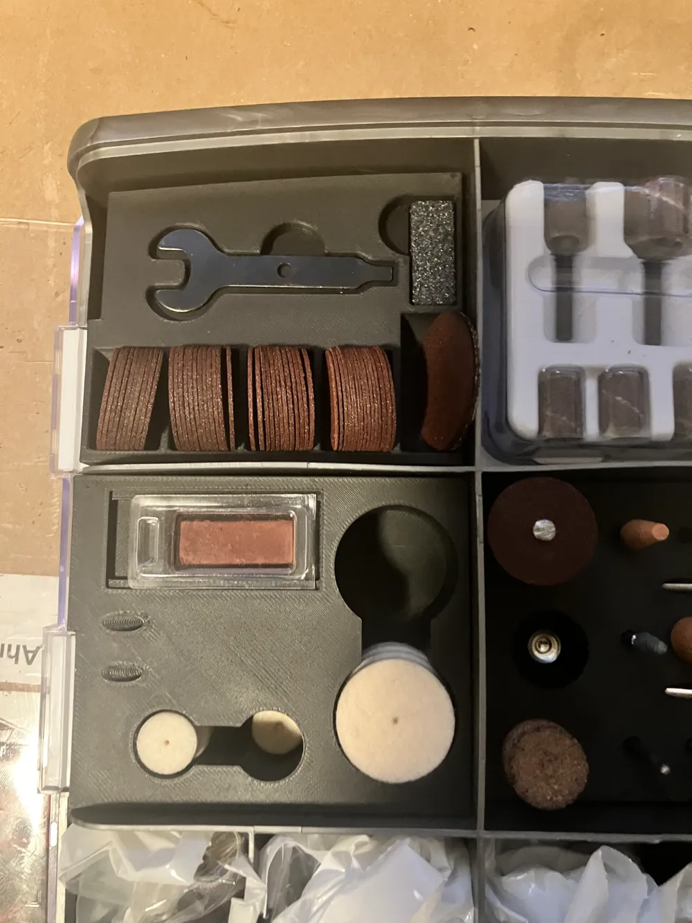 Dremel 110 Piece Kit Inserts V2 Remixed by Kessed MakerWorld: Download ...