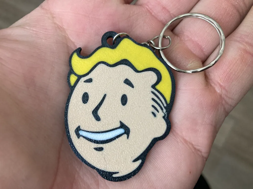 Fallout Vault boy keychain by jakubhroch - MakerWorld