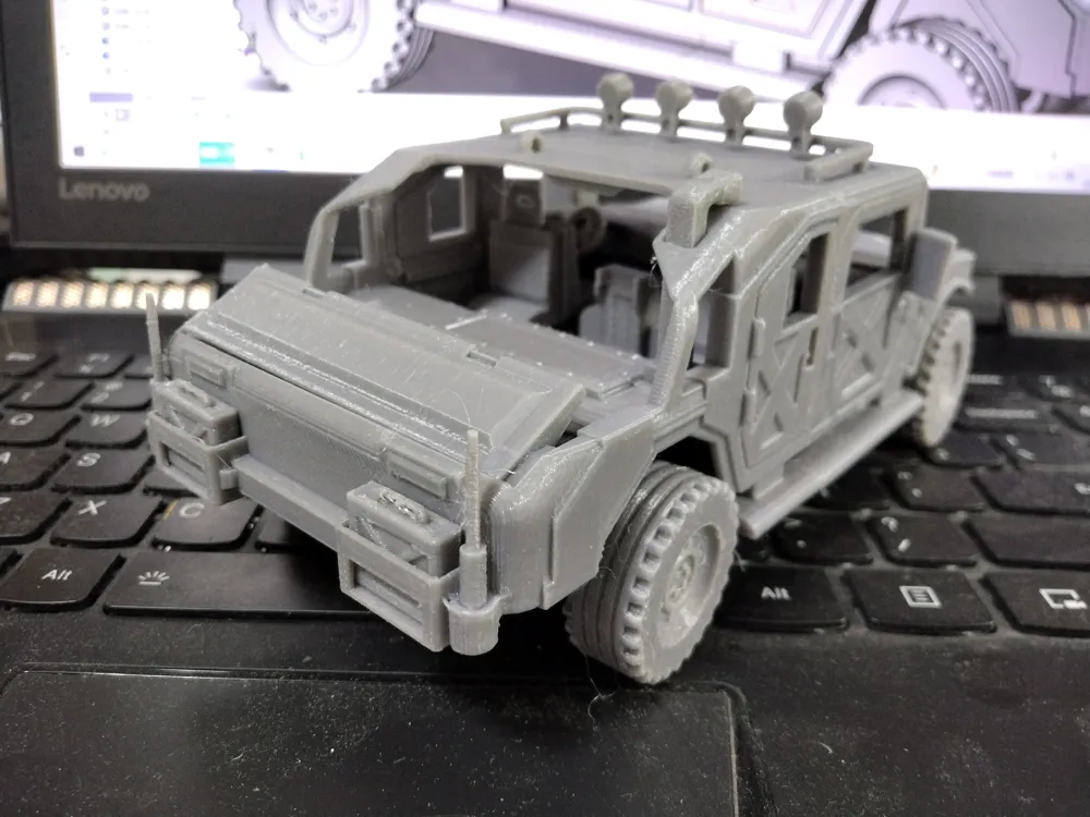 Assembled Hummer Wheel Articulated by 来才来财张来财 MakerWorld: Download Free ...