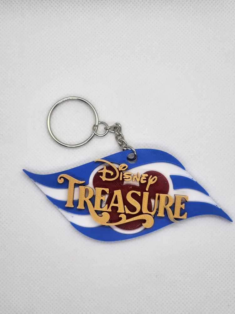 Disney Fleet Cruise Line Keychains by The Printed Ideas MakerWorld ...