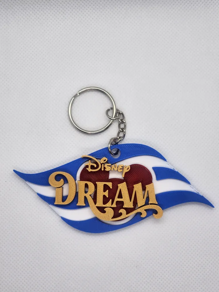 Disney Fleet Cruise Line Keychains by The Printed Ideas MakerWorld ...