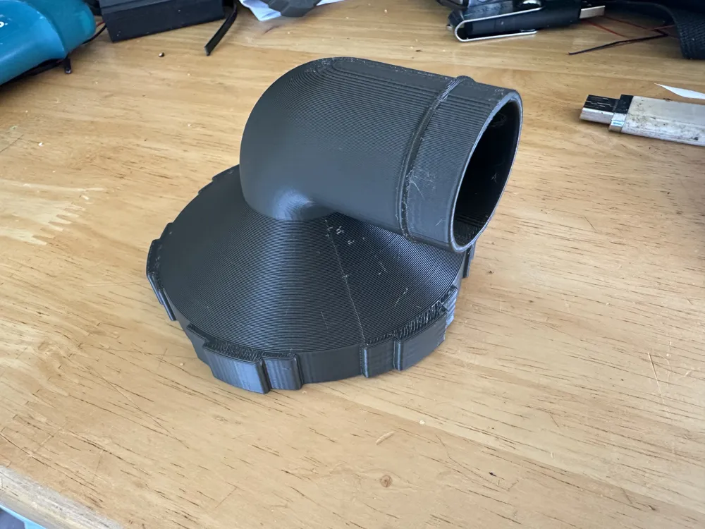 Intex pool outlet adapter to hose with right angle Remixed by Thomas ...