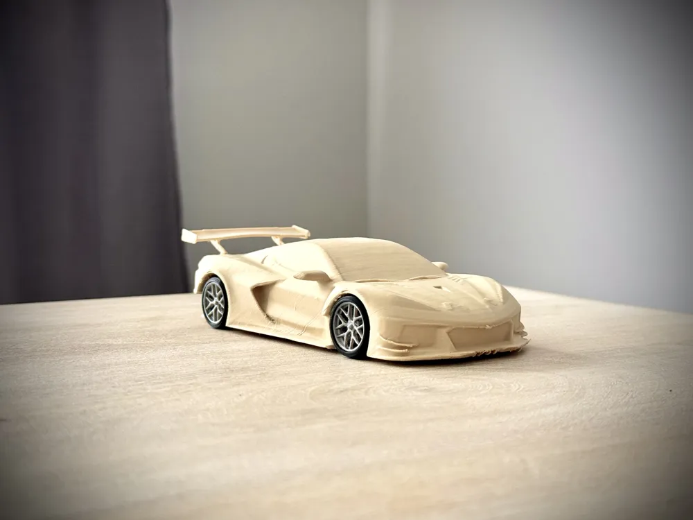 Chevrolet Corvette Z06 GT3.R C8 Racing Car Model! - Free 3D Print Model ...