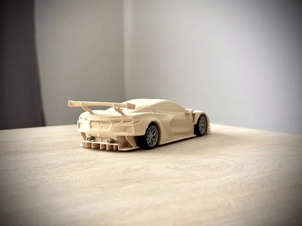 Chevrolet Corvette Z06 GT3.R C8 Racing Car Model! - Free 3D Print Model ...