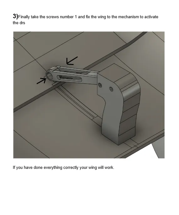 F1 DRS Wing Key Holder Part 1 - Free 3D Print Model - MakerWorld