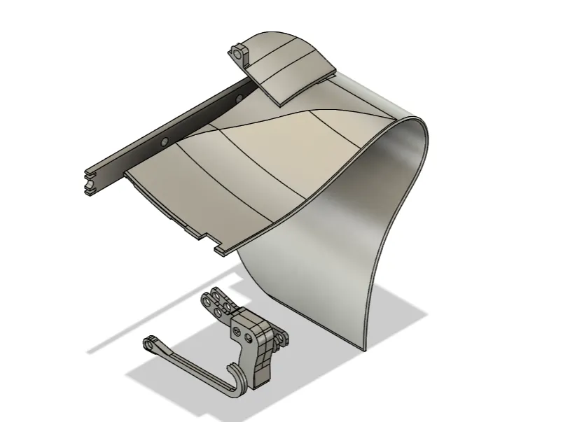 F1 DRS Wing Key Holder Part 1 - Free 3D Print Model - MakerWorld