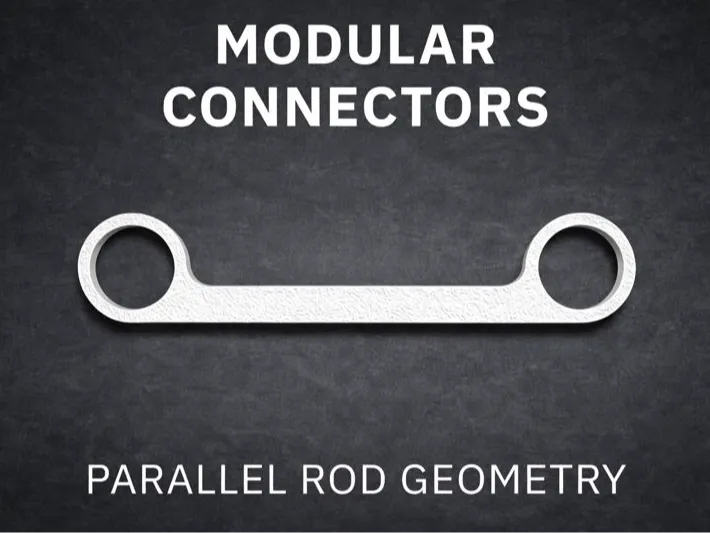 Customizable Rod Connector – Parallel - Free 3D Print Model - MakerWorld
