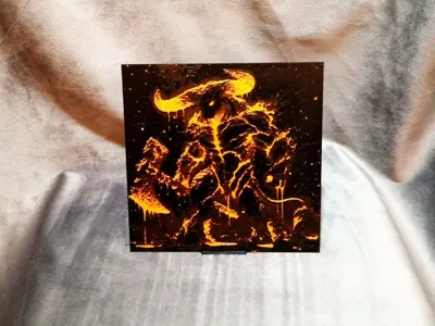 Hueforge Molten Minotaur - The Titan of Fire by Aleksandr - MakerWorld