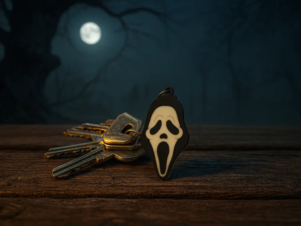 Scream Keychain - Free 3D Print Model - MakerWorld