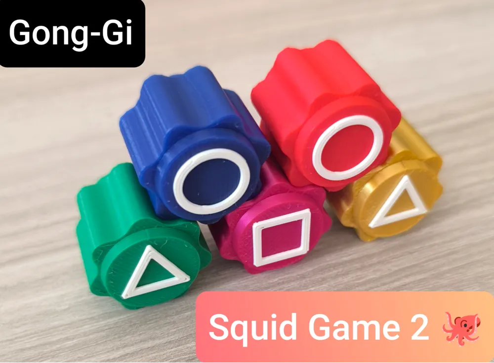 Squid Game 2 : Jeu de Gonggi (avec base) par Napo_Stam - MakerWorld