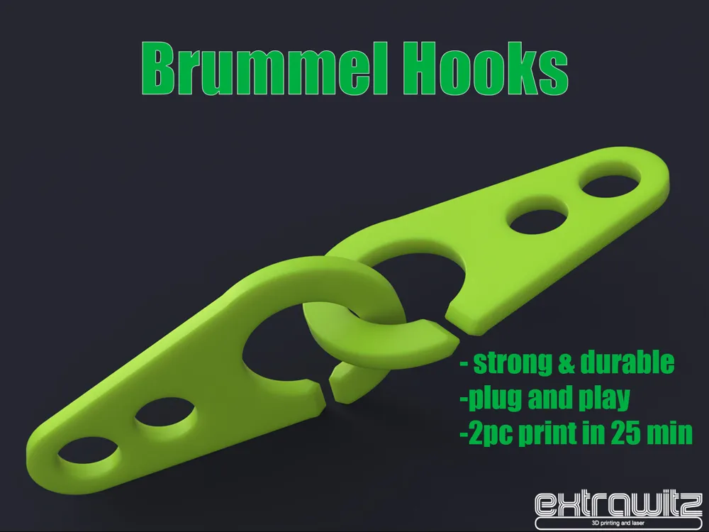 Brummel Hooks (Inglefield Clip) by extrawitz - MakerWorld