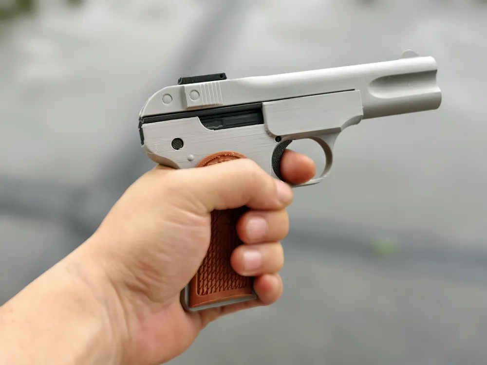 FN / Colt Browning 1900 Two models toy（No launch） - Free 3D Print Model ...