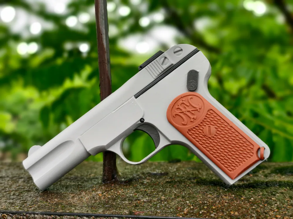 FN / Colt Browning 1900 Two models toy（No launch） - Free 3D Print Model ...