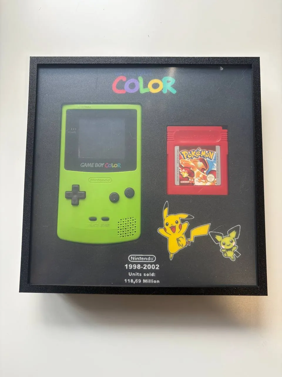 Game Boy Color Display Frame – Tribute Set - Free 3D Print Model ...