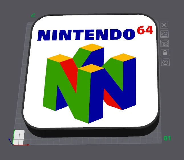 N64 Logo Light Box by Tri-3D - MakerWorld