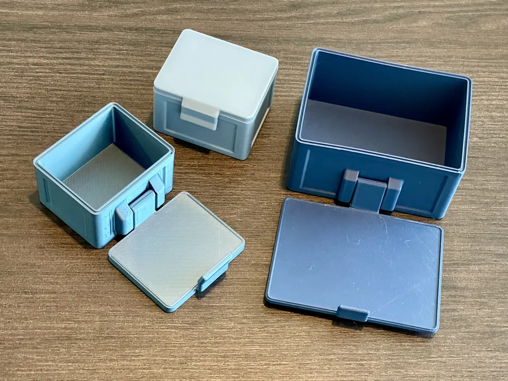 Parametric Box 1 Hinge – Print in Place (Fusion) - Free 3D Print Model ...