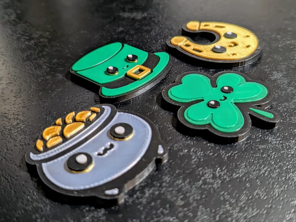 Cute St. Patrick’s Day Magnets - Layered Style by svenson3D MakerWorld ...