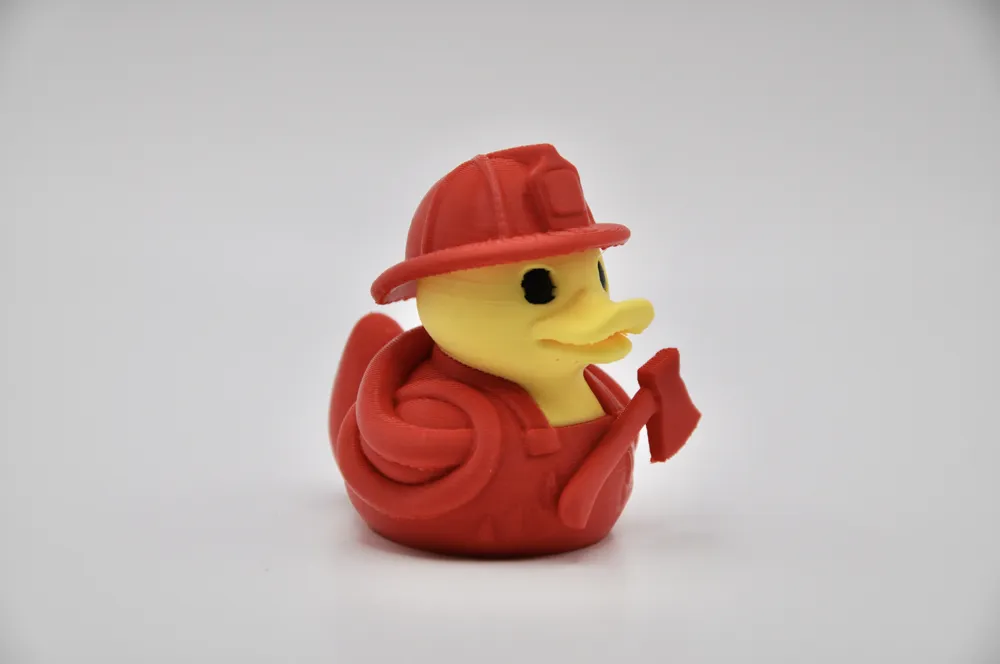 Firefighter Duck - Free 3D Print Model - MakerWorld