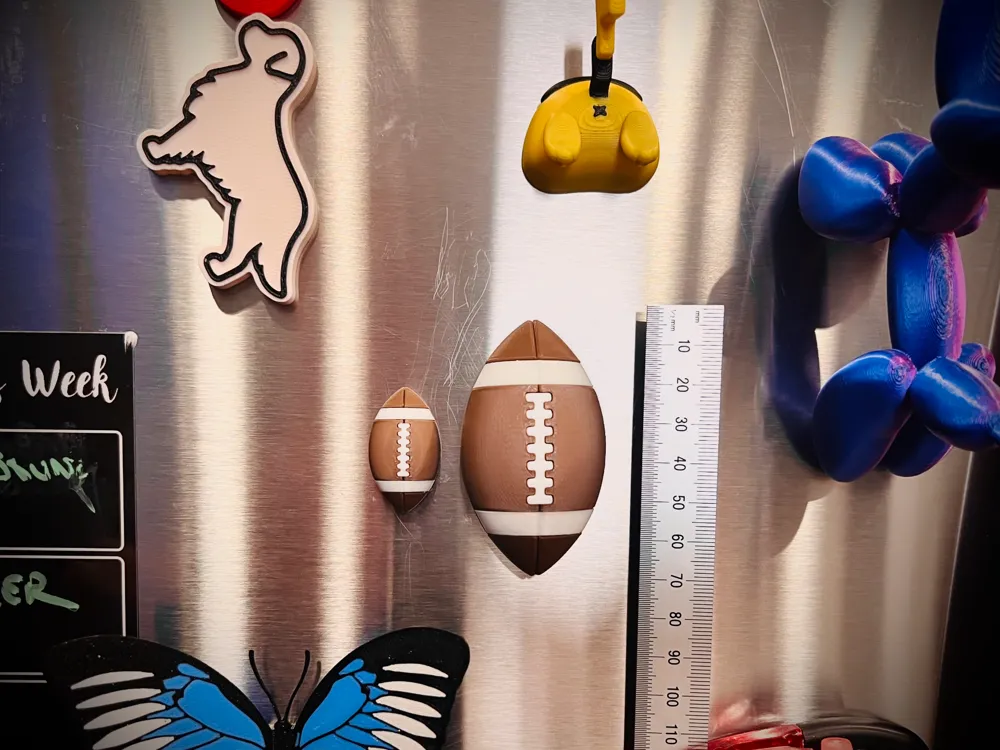Football Fridge Magnet - Free 3D Print Model - MakerWorld