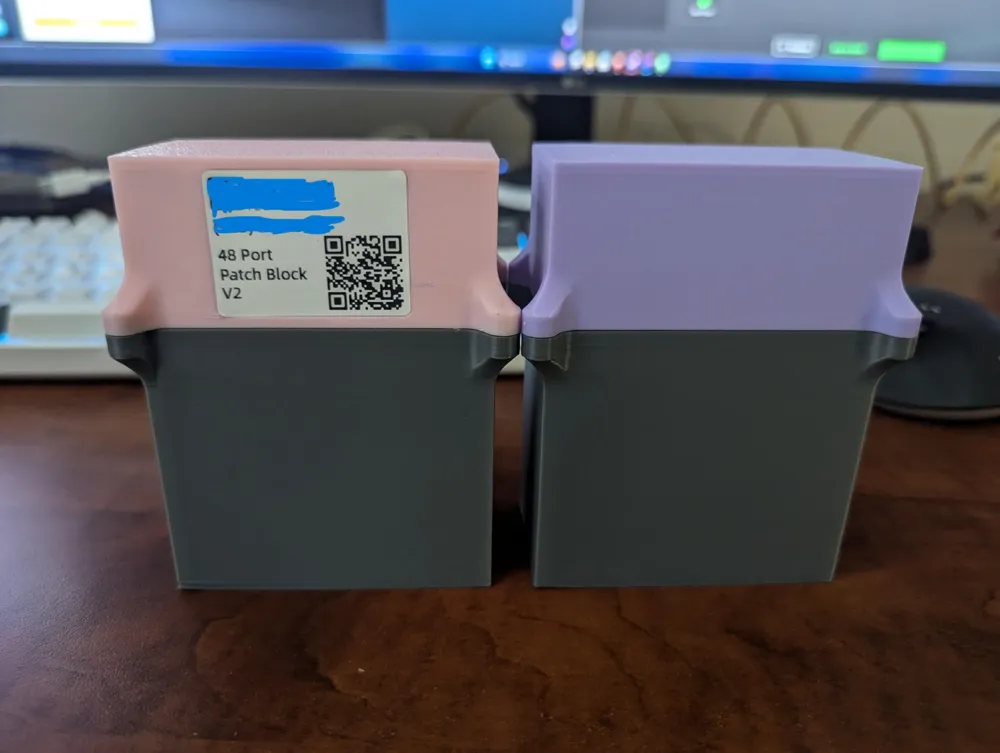 RJ45 dummy Patch-Panel for switch swapping Case by TYnextnext - MakerWorld