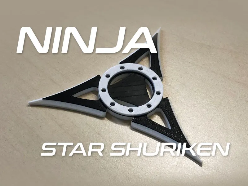 Estrella Ninja Shuriken - Modelo de impresión 3D gratuito - MakerWorld