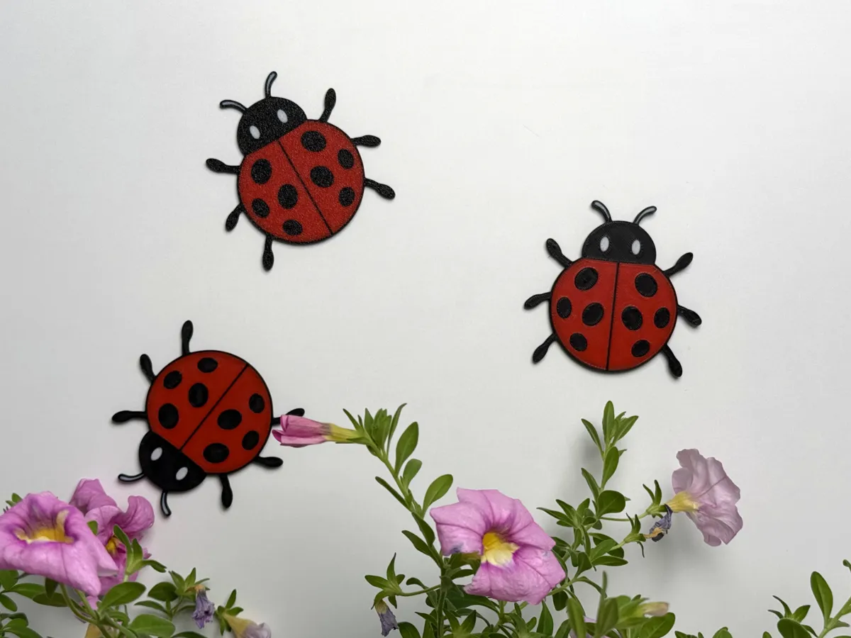 Ladybug (2D) - Free 3D Print Model - MakerWorld