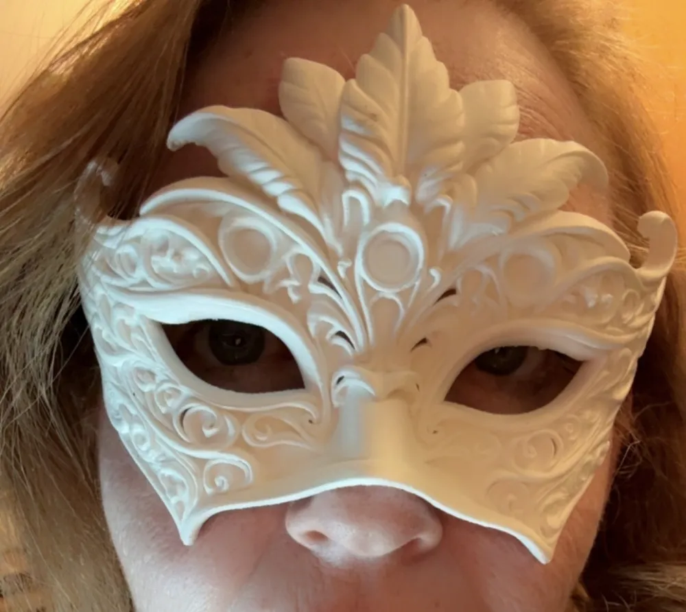 Masquerade mask - Free 3D Print Model - MakerWorld