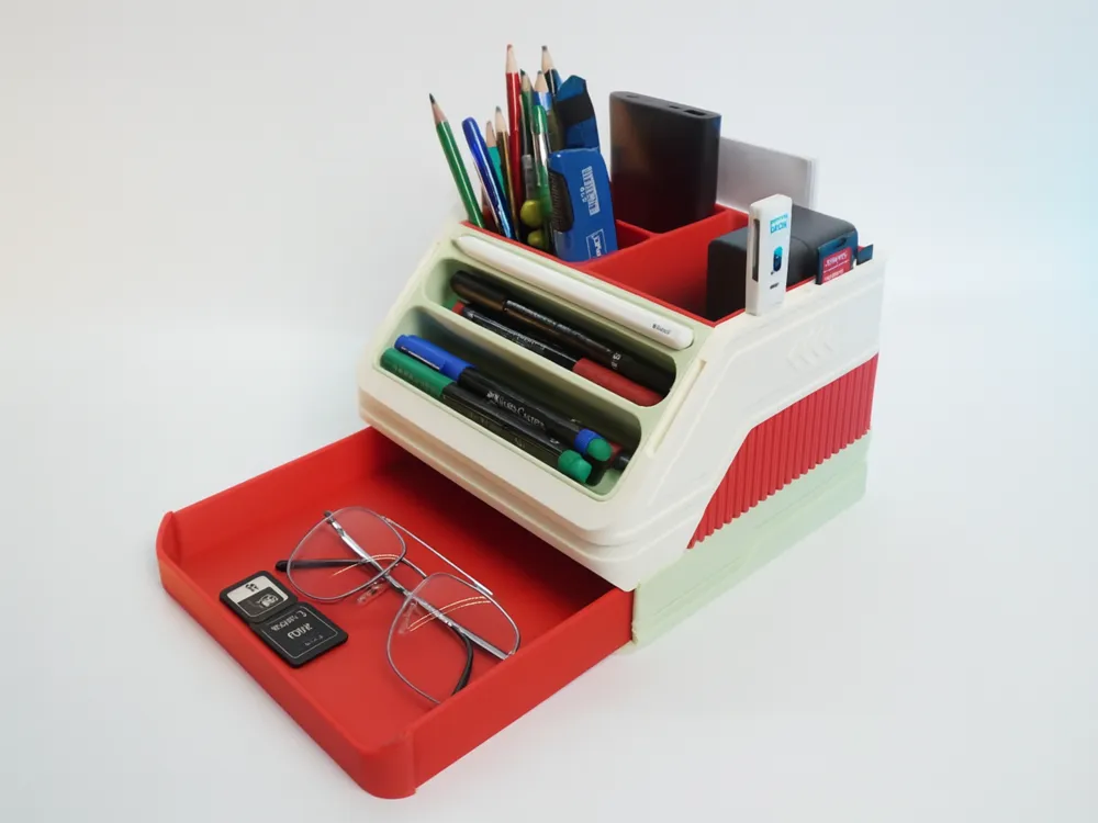 Poly-Desk 整理器 来自 3D Paint Lab MakerWorld：免费下载 3D 模型