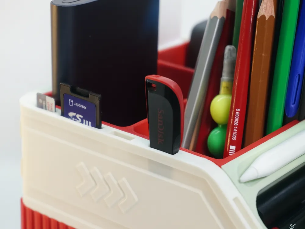 Poly-Desk Organizer - Free 3D Print Model - MakerWorld