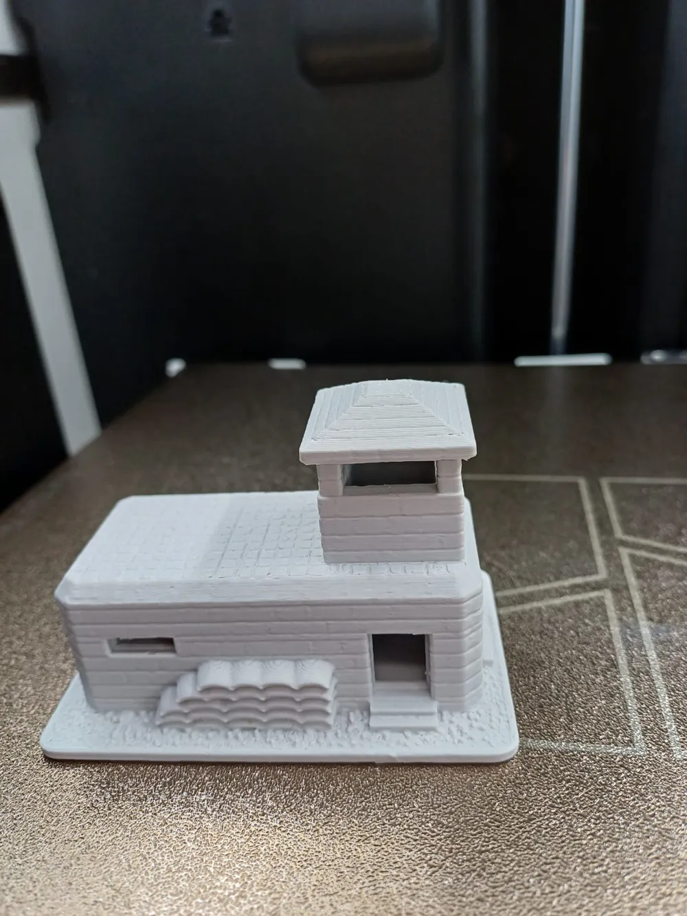 Frontline Bunker Outpost with Watchtower - Free 3D Print Model - MakerWorld