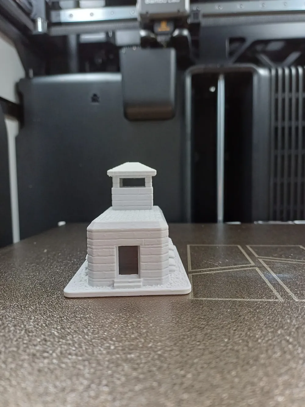 Frontline Bunker Outpost with Watchtower - Free 3D Print Model - MakerWorld