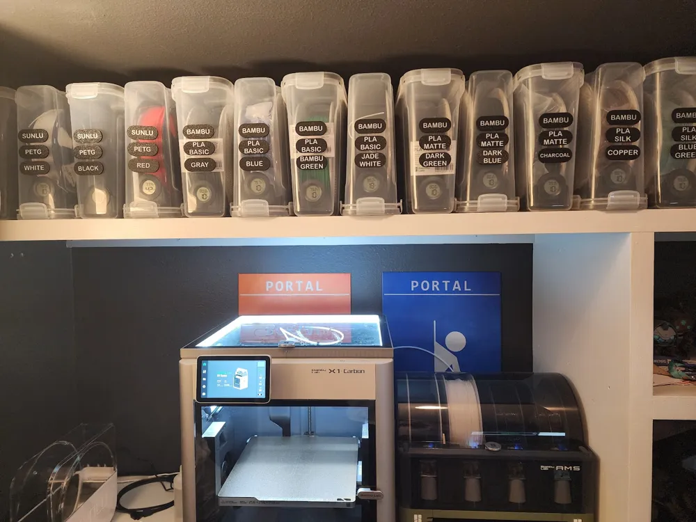 Filament Labels for Dry Box - Quick Swap Remixed by SirMarek MakerWorld ...