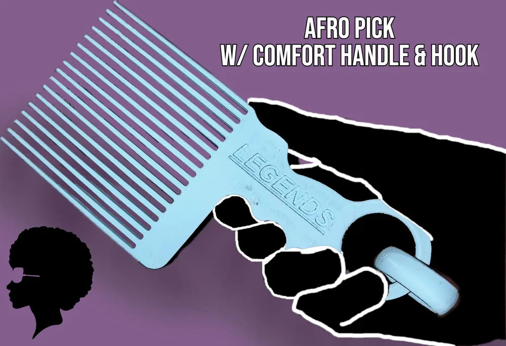AFRO HAIR PICK - Free 3D Print Model - MakerWorld