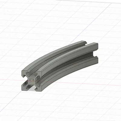 *Curved* 2020 Horizontal Print Extrusion V-Slot by Perfect Prints ...