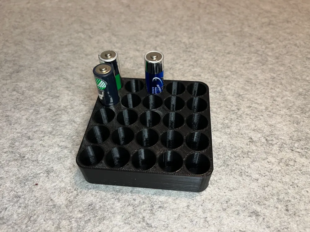 Battery holder for 25 AA batteries by design3d - MakerWorld