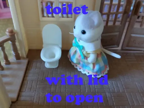 Water toilet Sylvanian families compatible by martin.hardi - MakerWorld