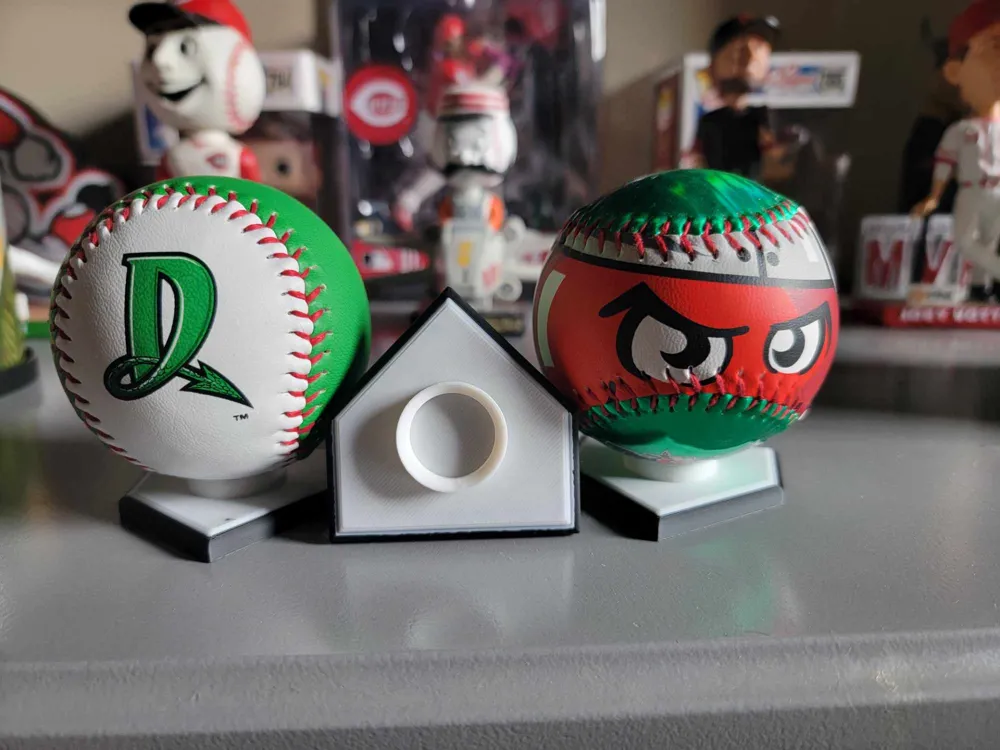 Homeplate Baseball Stand by renhimself - MakerWorld