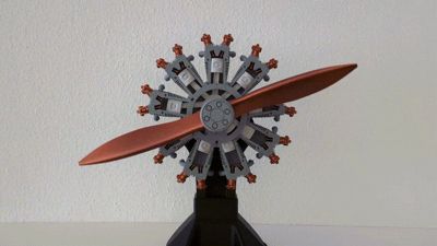 motorized 9 cylinder radial engine by Blubdiwub MakerWorld: Download ...