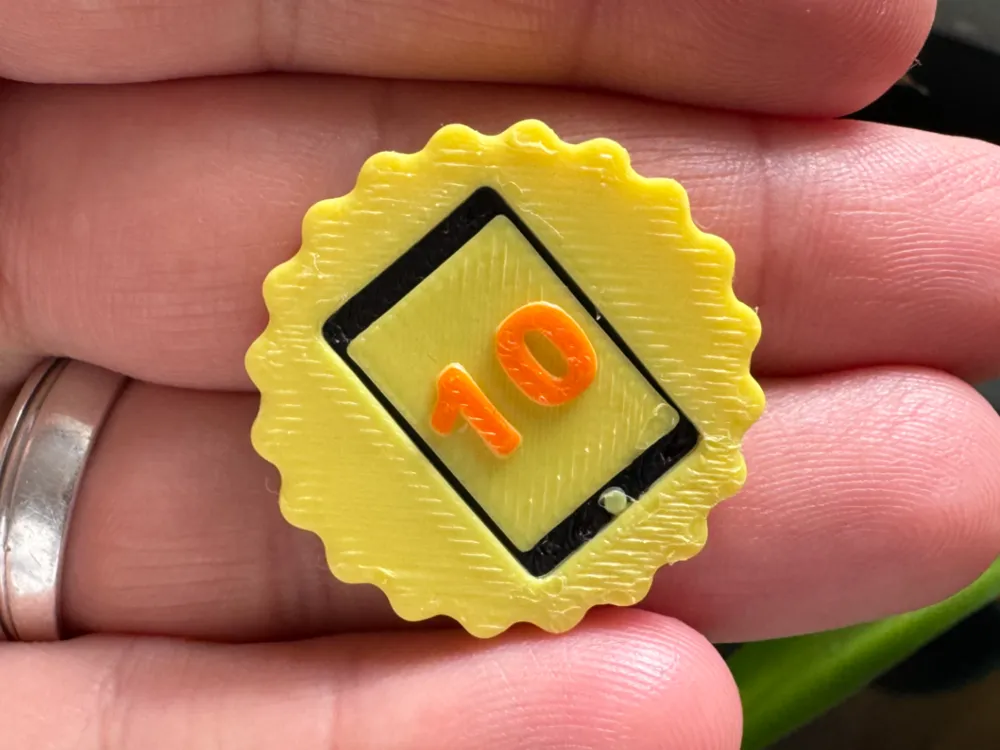 Potty Training iPad Watch Token by optikalefx - MakerWorld