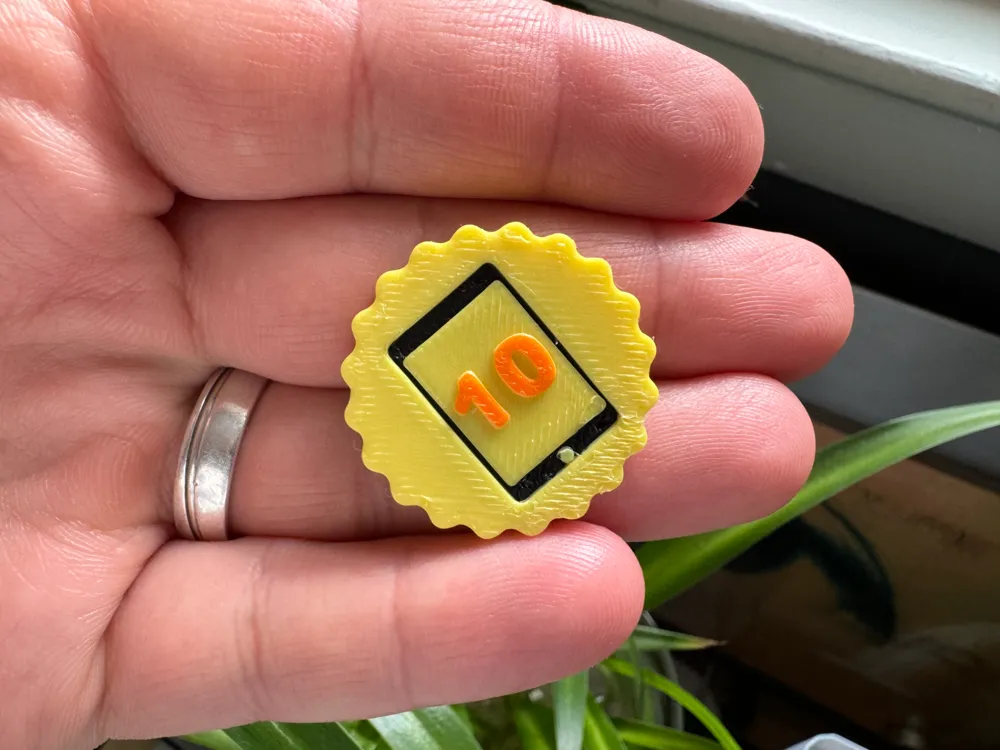 Potty Training iPad Watch Token by optikalefx - MakerWorld