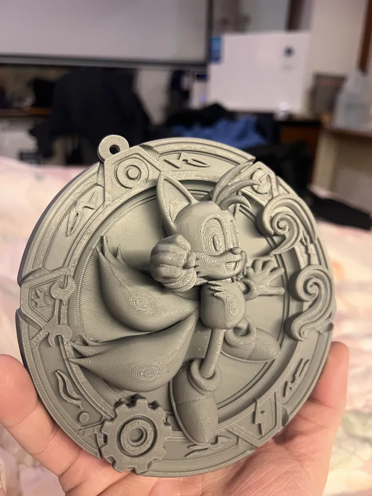 Pixel Trophy – Tails (Sonic the Hedgehog) - Free 3D Print Model ...