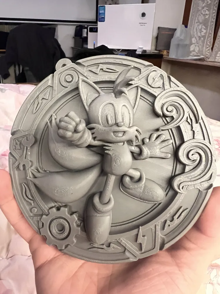 Pixel Trophy – Tails (Sonic the Hedgehog) - Free 3D Print Model ...