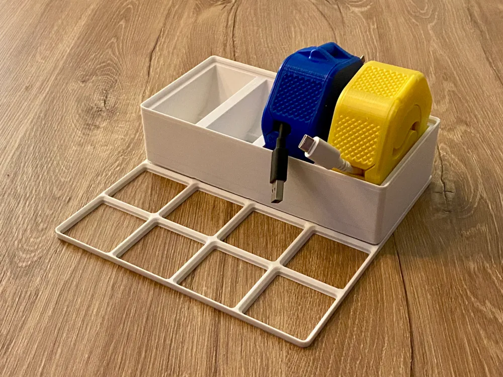 Gridfinity - Portable Cable Organizer Holder (big) by Sascha R - MakerWorld