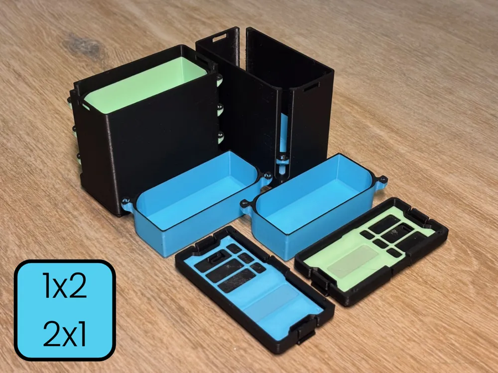 Gridfinity Stackable Bins - Free 3D Print Model - MakerWorld