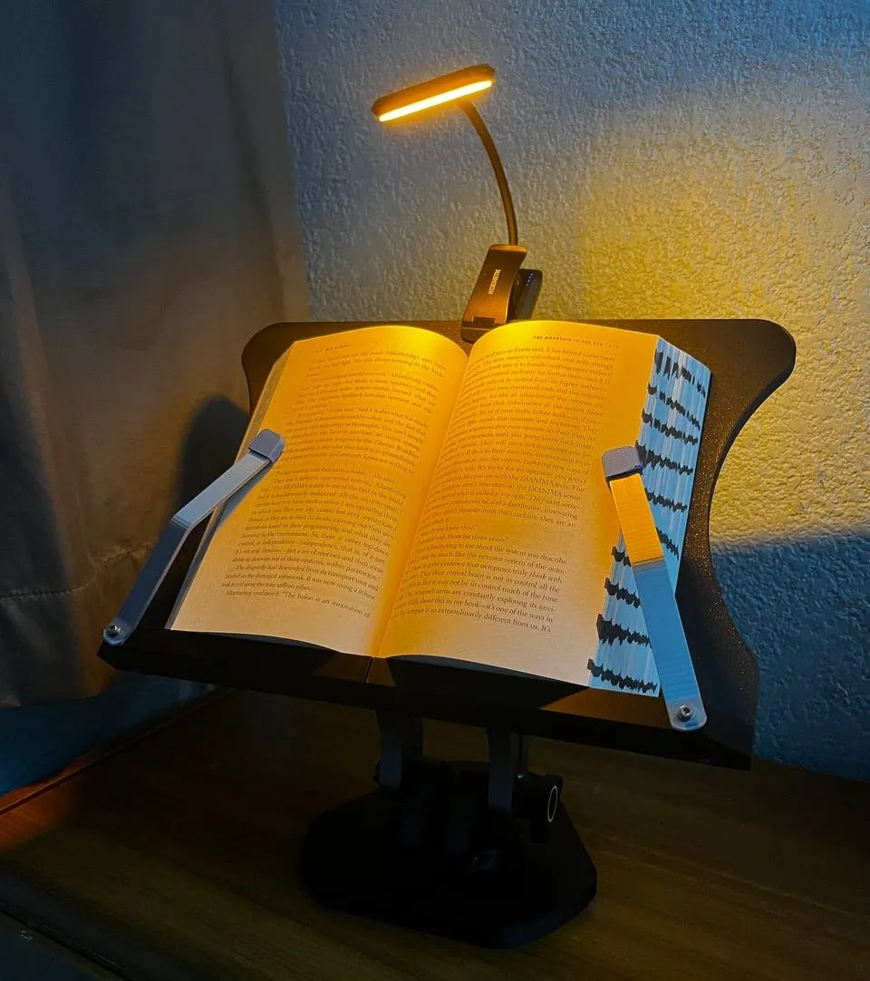 Book Stand Pro - Free 3D Print Model - MakerWorld